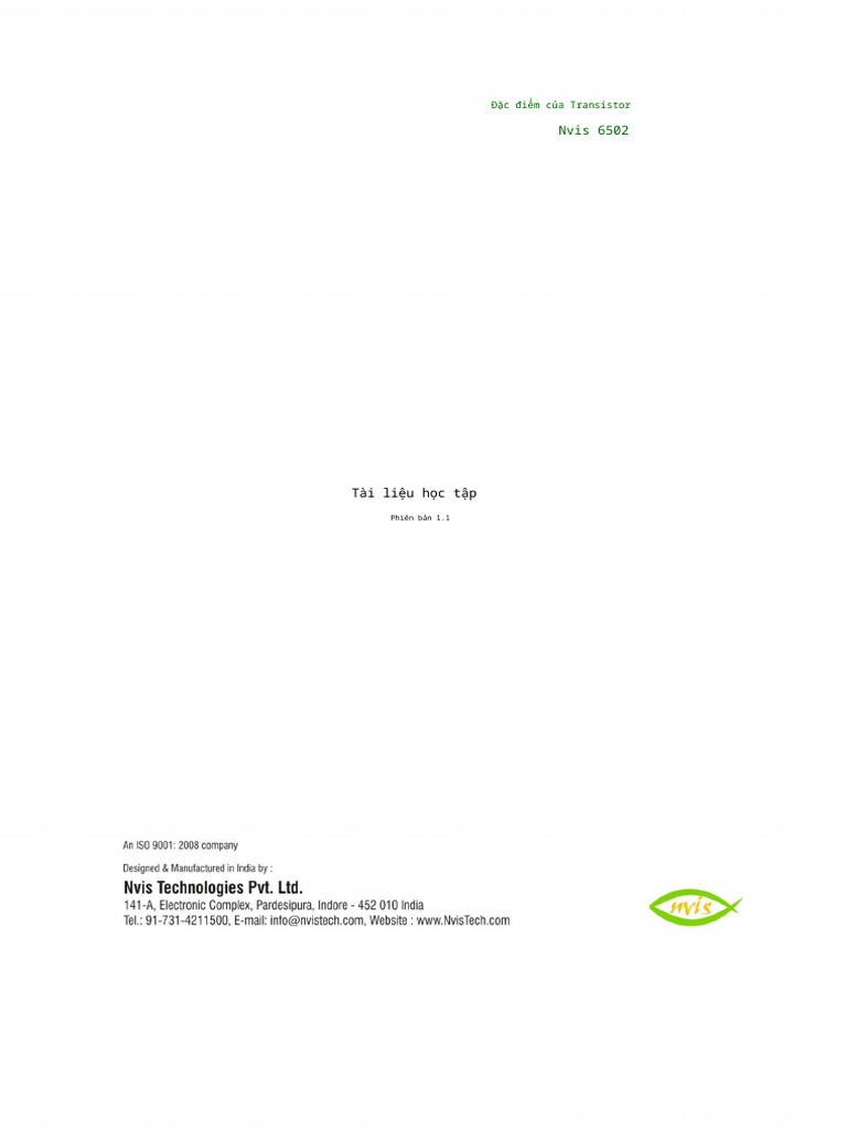 Nvis 6502 New Dich | PDF