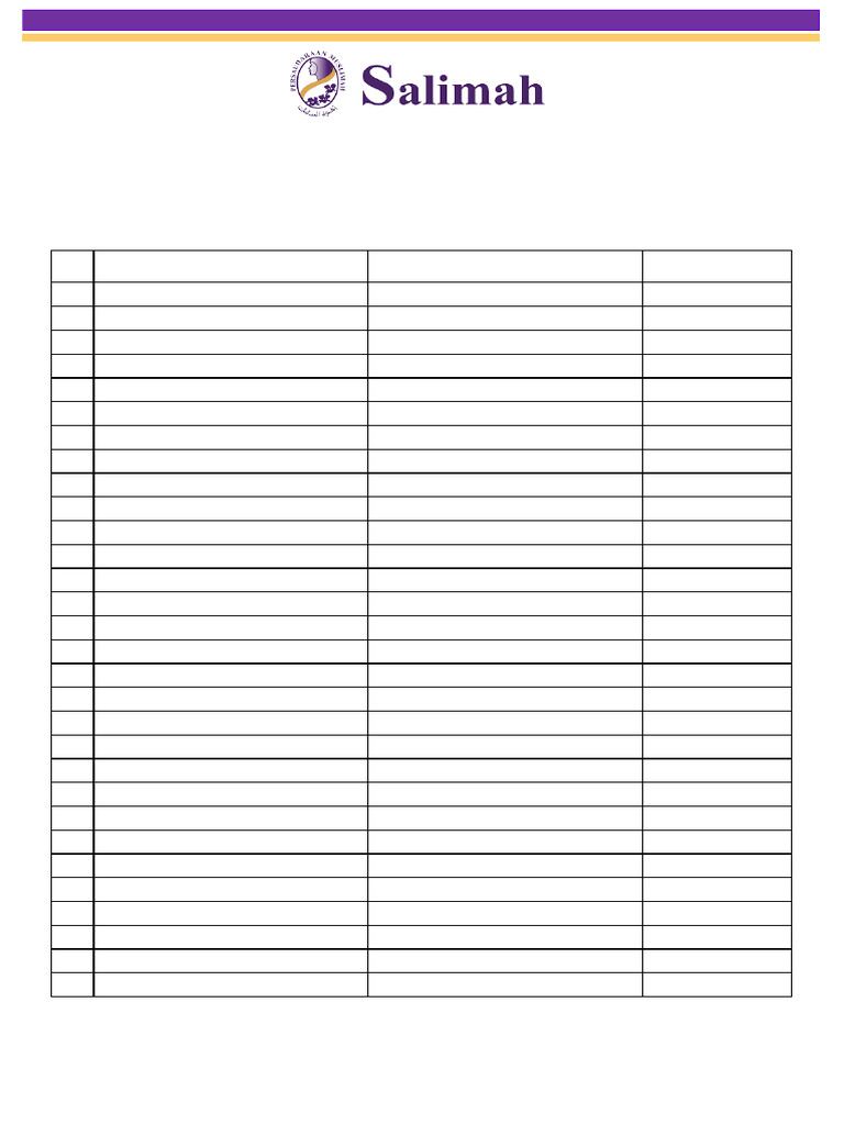 Daftar Hadir Pelatihan UMKM | PDF