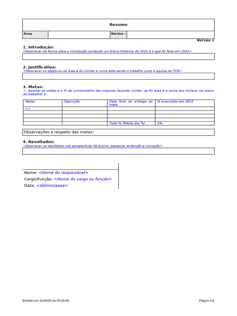 resumo _ modelo | PDF