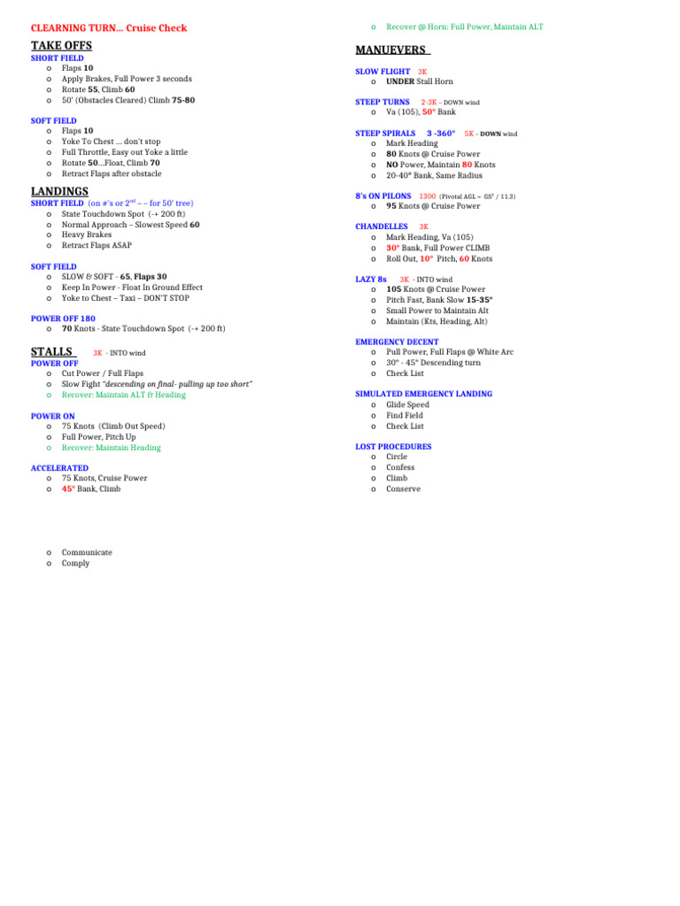 Maneuvers Commercial Single Engine | PDF | Flap (Aeronautics) | Aircraft