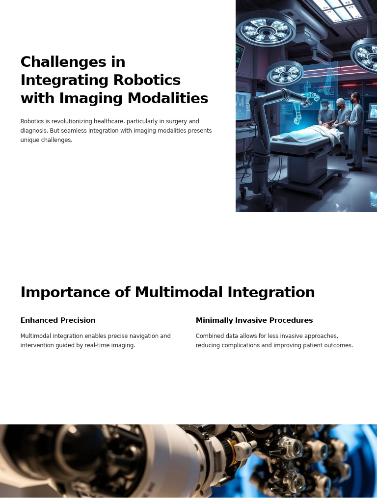 Challenges in Robotics and Imaging Integration | PDF | Medical Imaging ...