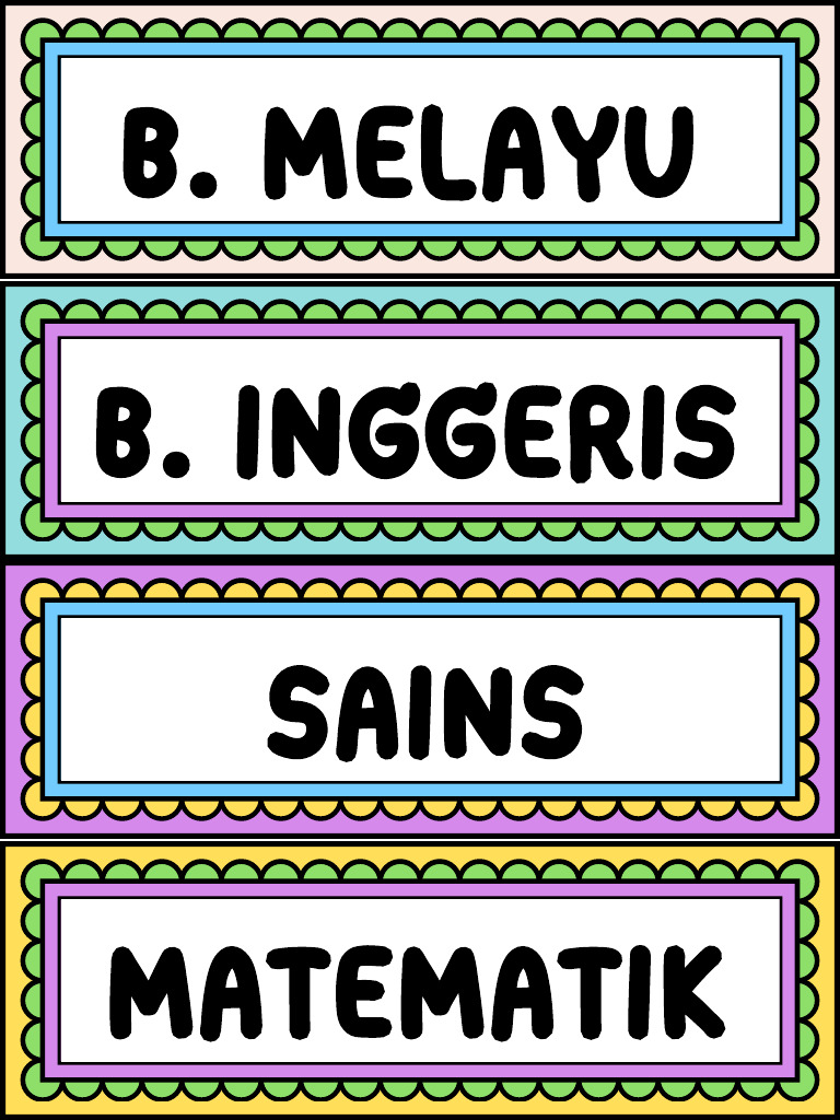 Class Labelling | PDF