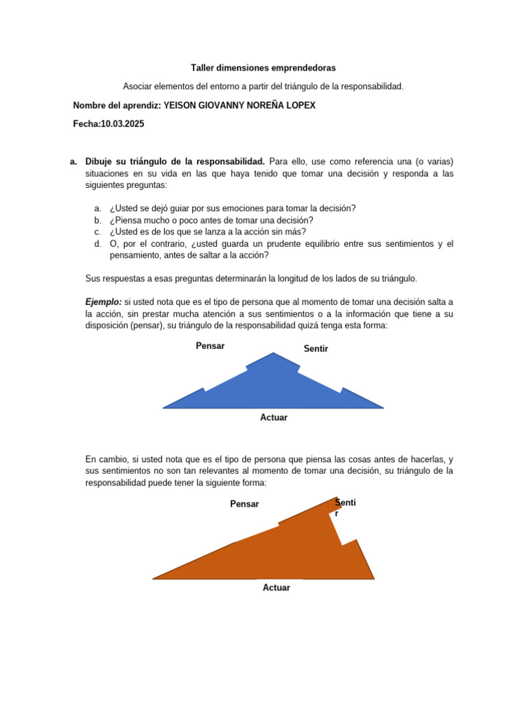 Anexo Formato Dimensiones Emprendedoras | PDF | Pensamiento | Sicología