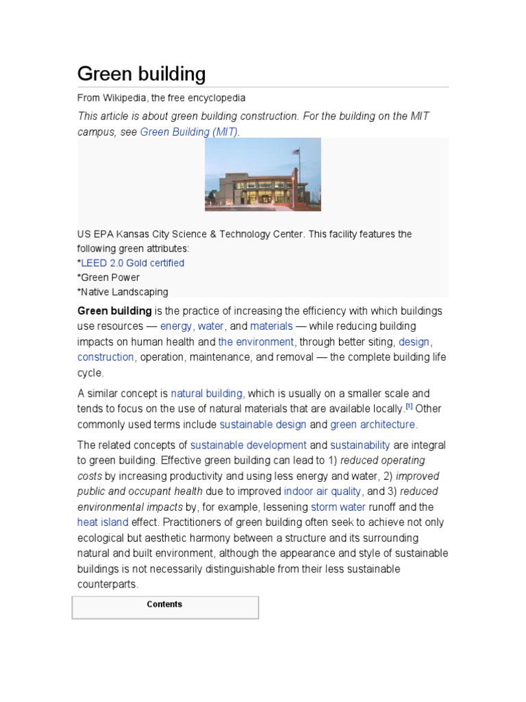 Green Building Practices Explained | PDF | Green Building | Hvac