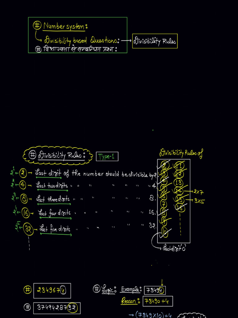 166) PDF-Divisibility Based Questions Part - 1 | PDF