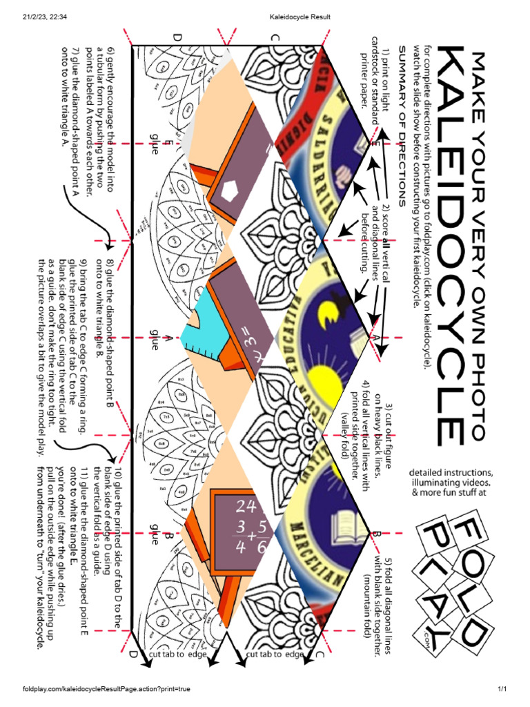 Caleidociclo Plantilla 2 | PDF