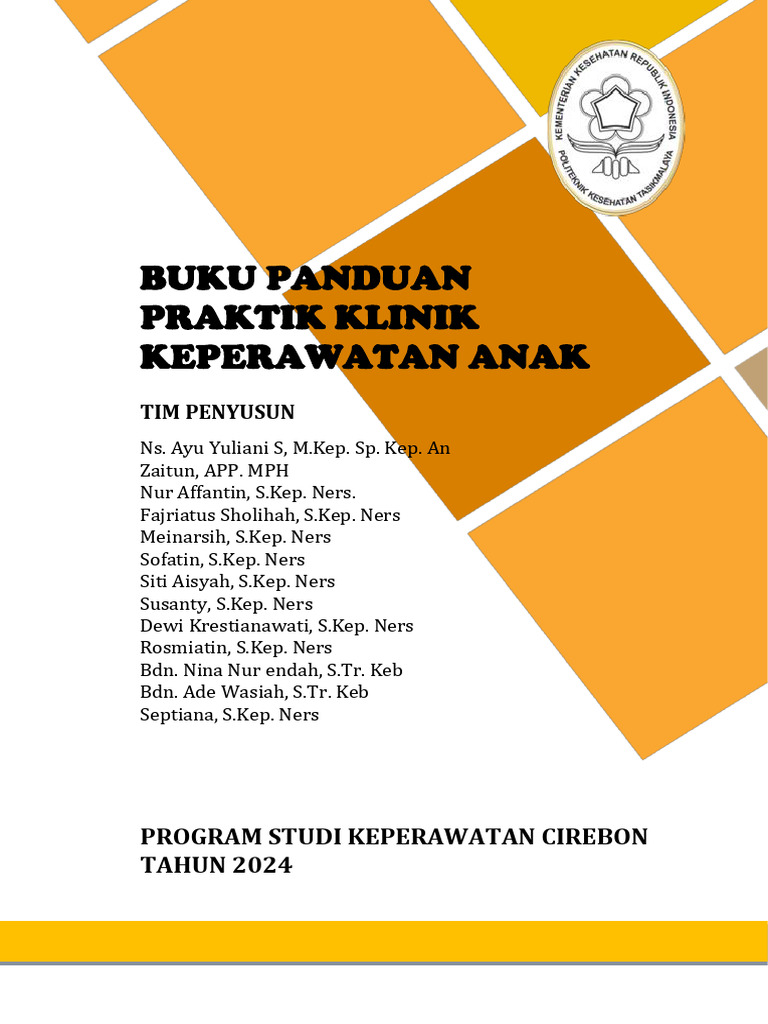 Buku Panduan Praktik Klinik Anak 2023-2024-Rev | PDF