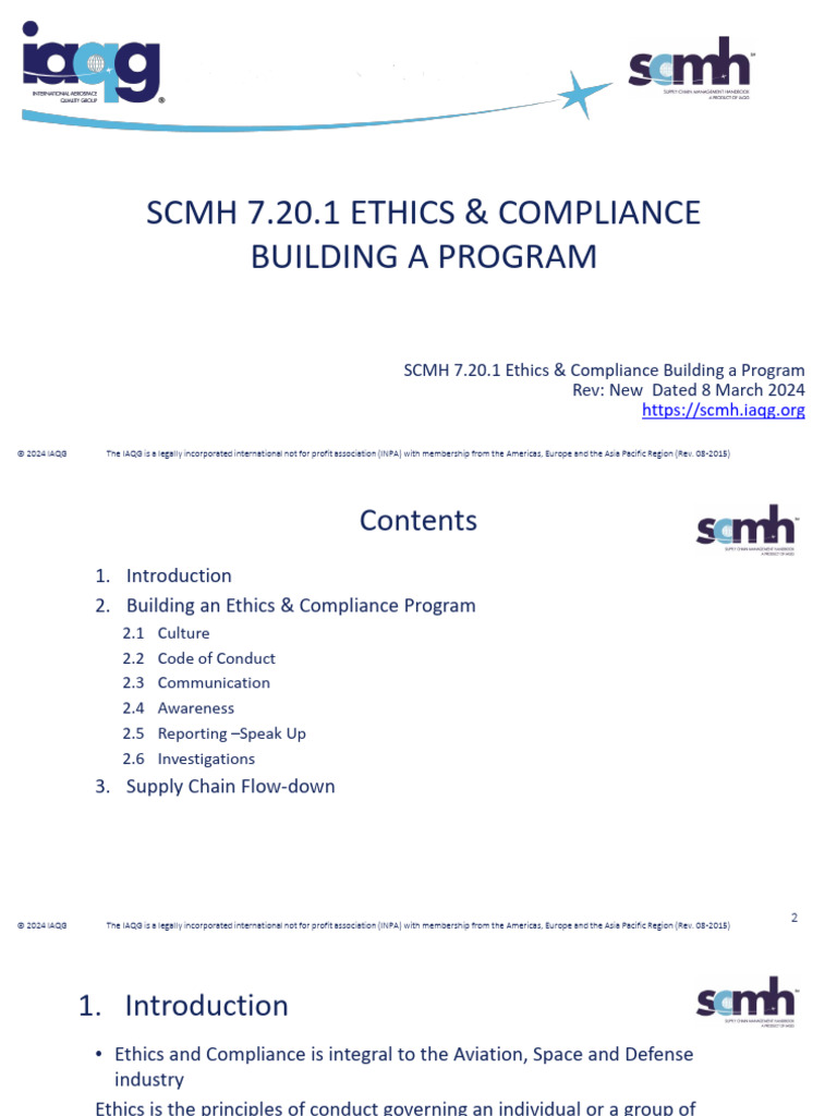 Building an Ethics & Compliance Program | PDF | Regulatory Compliance ...