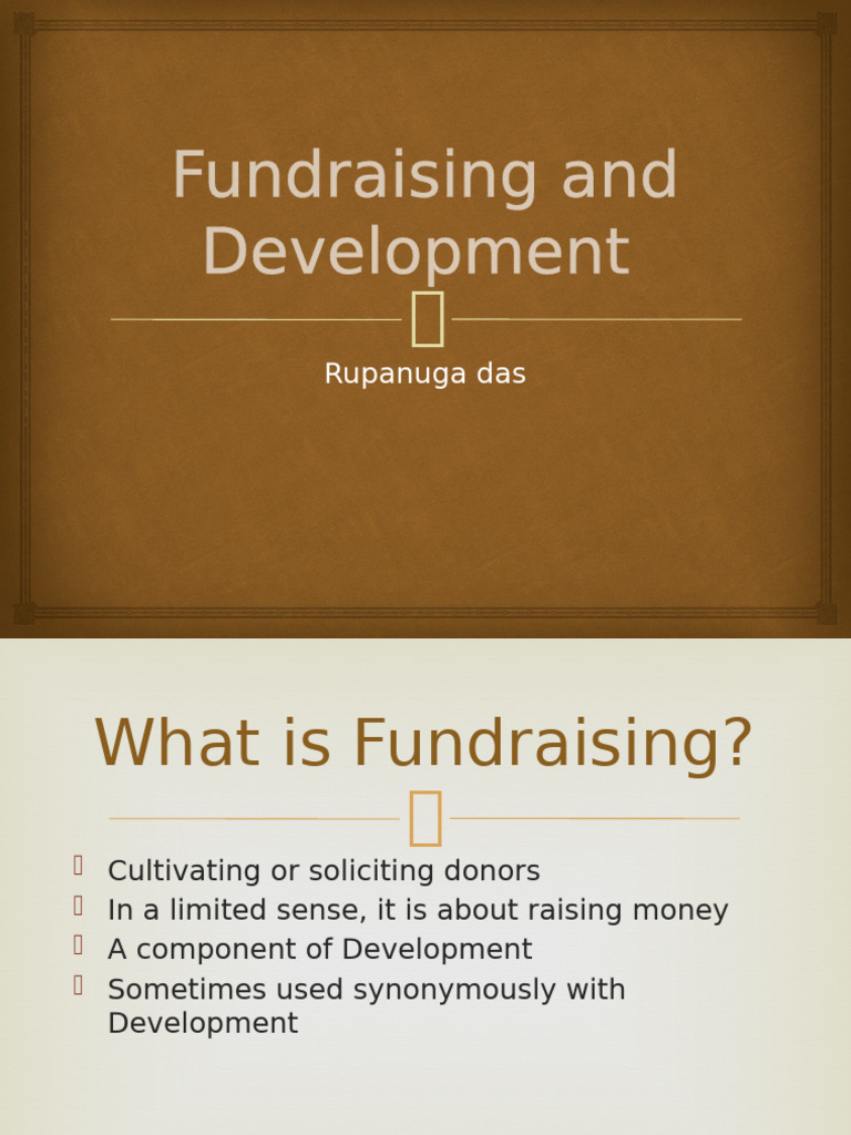 1 Overview Fundraising | PDF