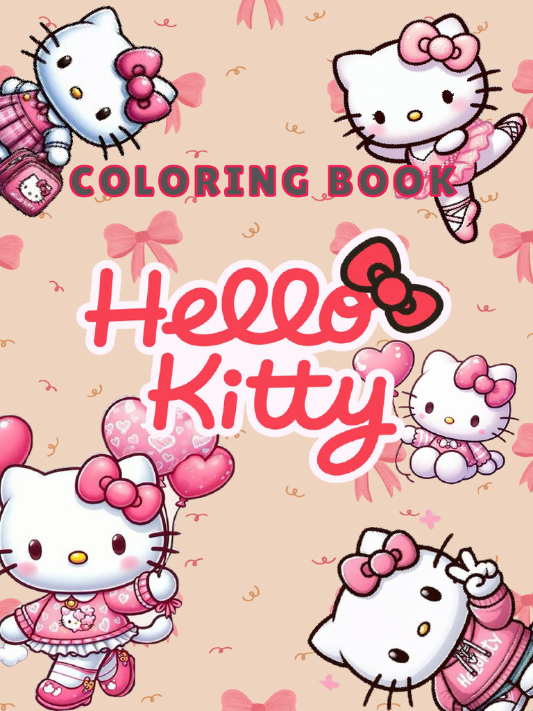 Hello Kitty Coloring Book Pdf