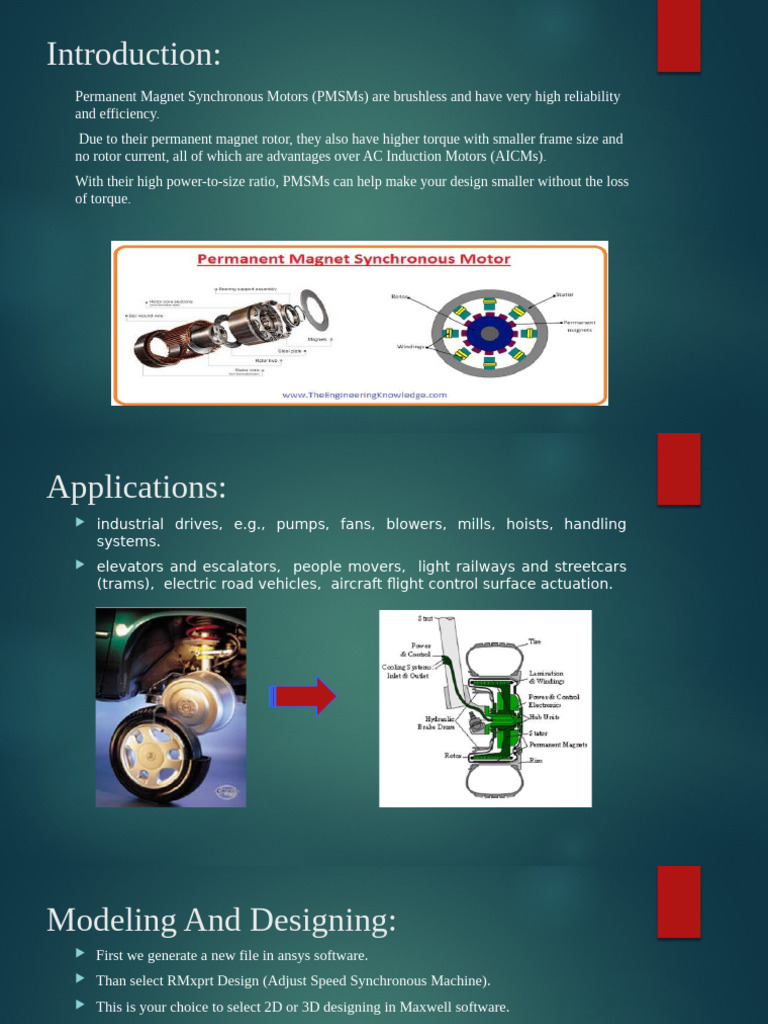 2D3D Design of PMSM | PDF | Electric Motor | Electromagnetism