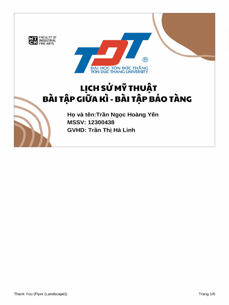 TranNgocHoangYen-1230438 (LSMT) | PDF