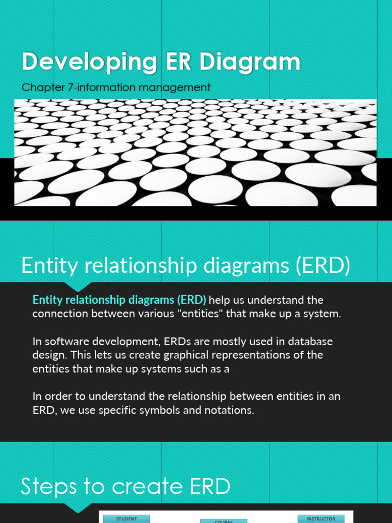 Chapter 7 Developing Er Diagram | PDF | Software Design | Data Management