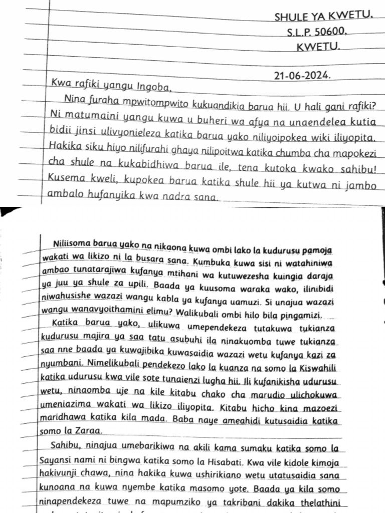 Barua Rasmi | PDF