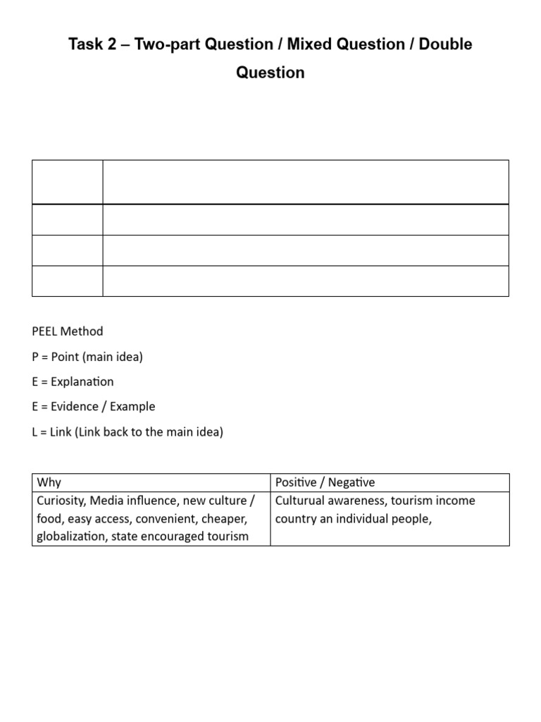 Two Part Question | PDF