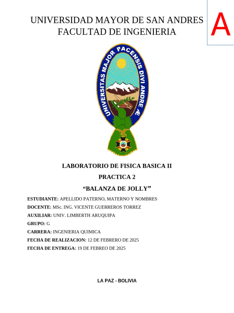 MODELO DE CARATULA | PDF