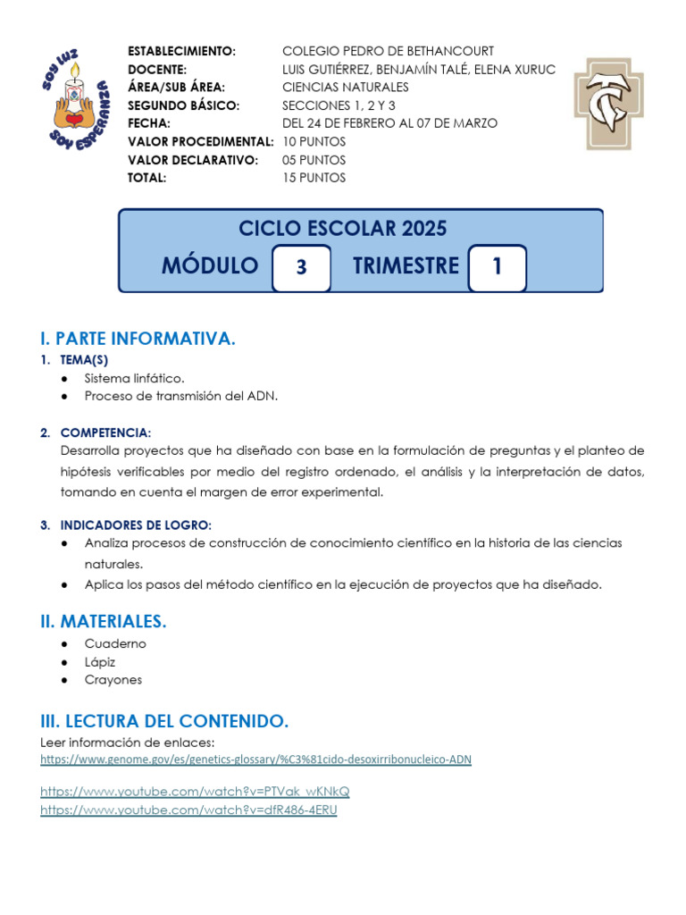 M DULO 3 NATURALES SEGUNDO I 2025.docx | PDF