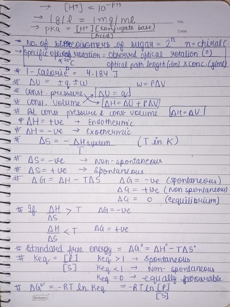 Biology Short Notes Handwritten | PDF