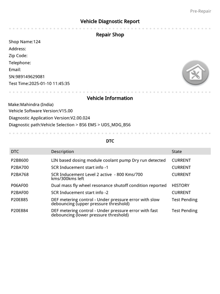 Mahindra India Dtc 20250110114535 Pdf
