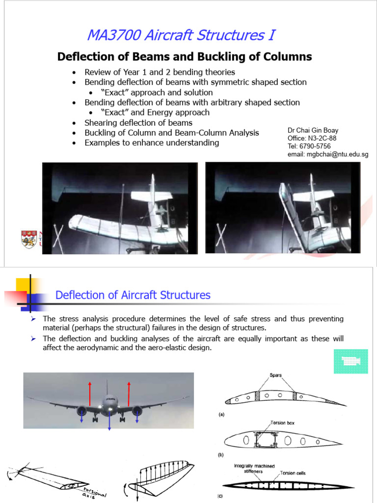 6 Deflection and Buckling | PDF | Bending | Beam (Structure)