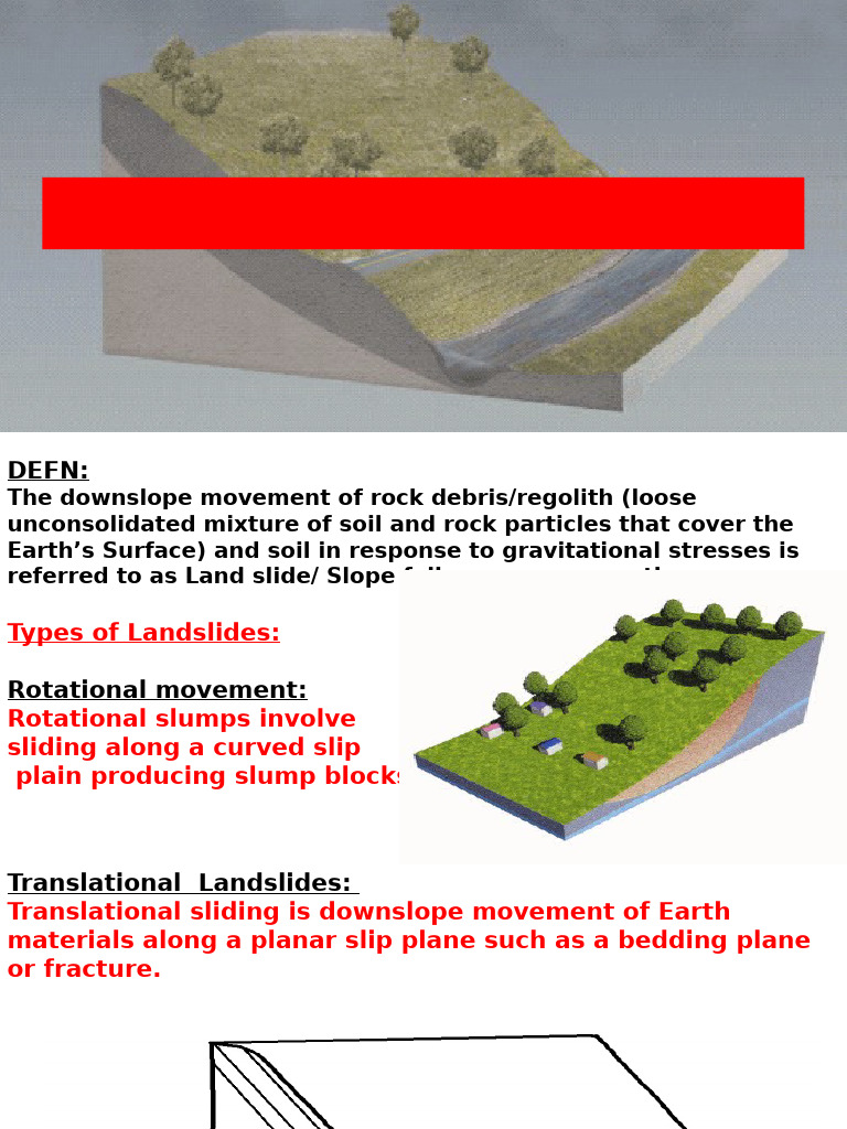Geohazards Landslides | PDF | Landslide | Earth Sciences