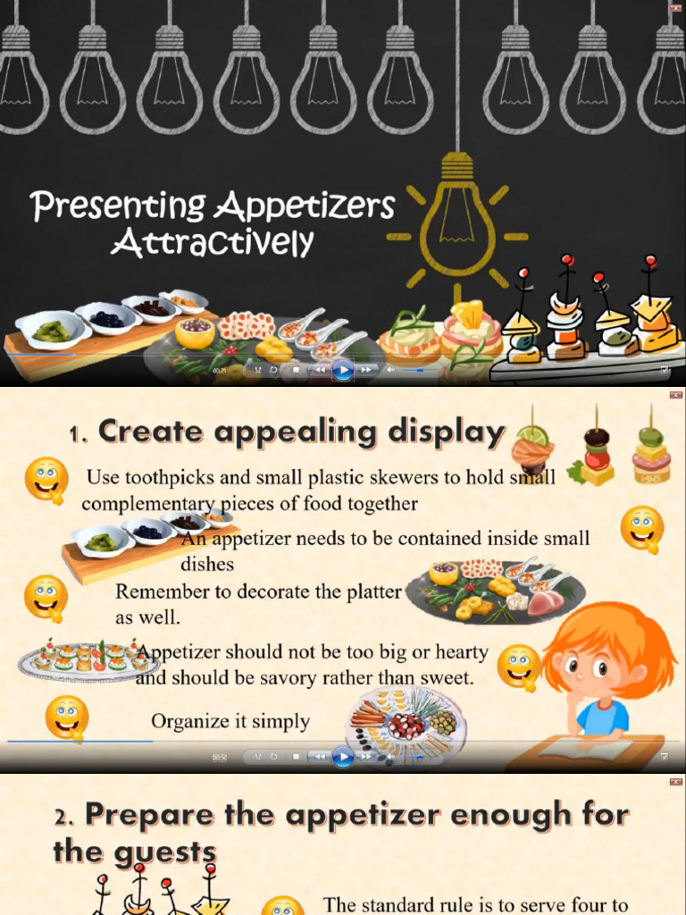 Presenting Appetizer | PDF