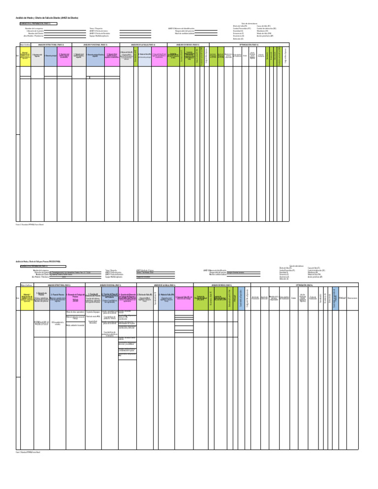 Formato a y C de AMEF 1 | PDF | Informática