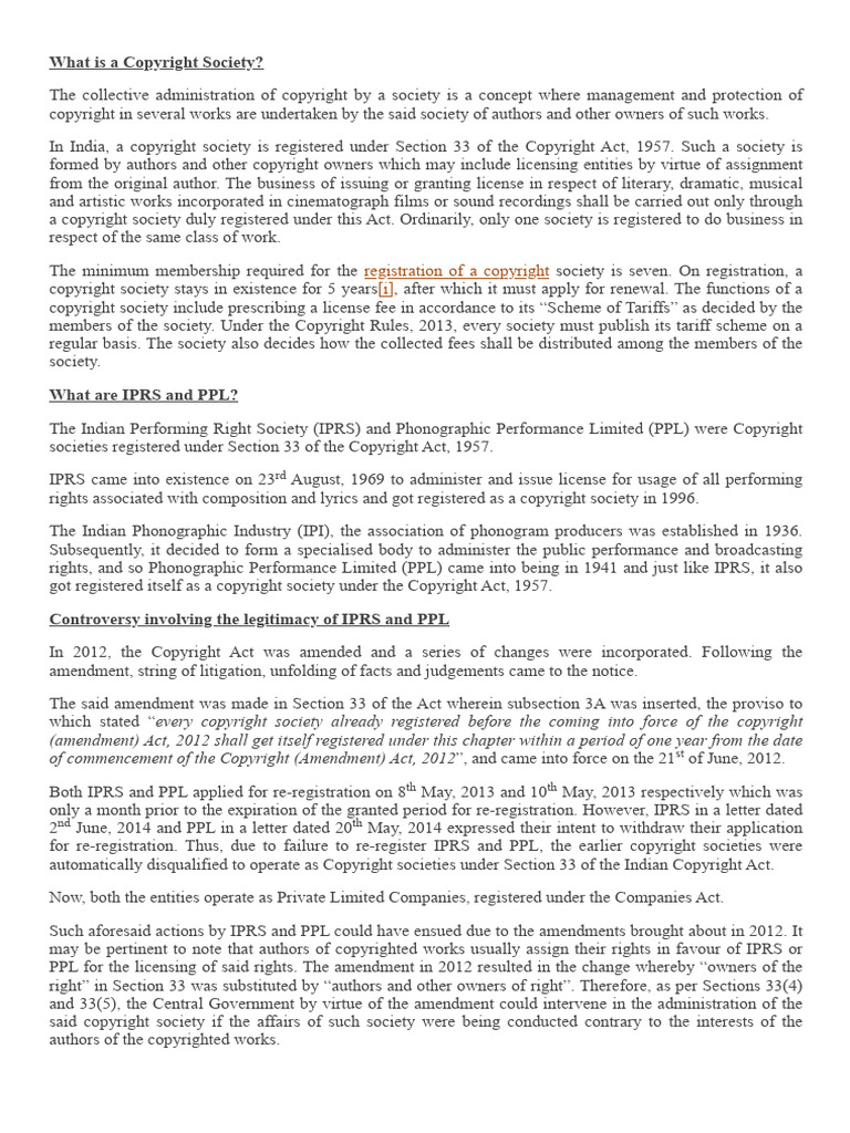 Legitimacy of IPRS and PPL | PDF | Copyright | Justice