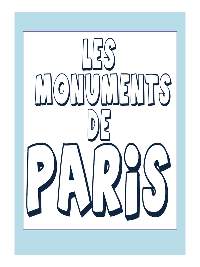 Monuments emblématiques de Paris | PDF | Paris | Napoléon