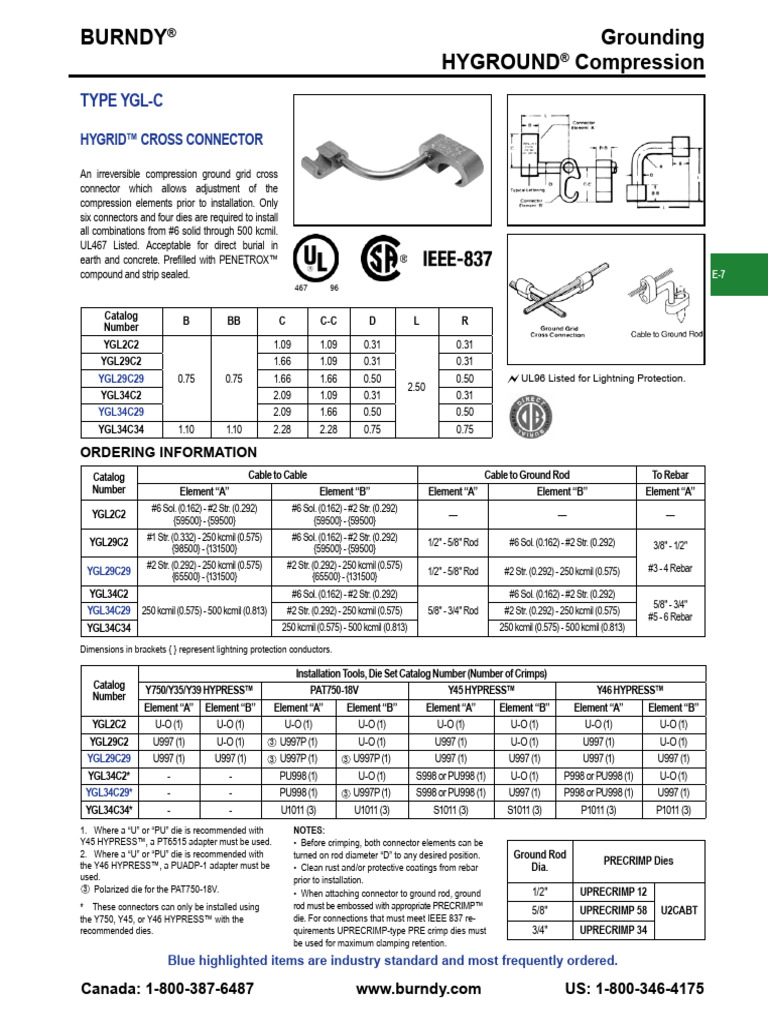 Burndy | PDF | Electrical Connector | Electrical Engineering