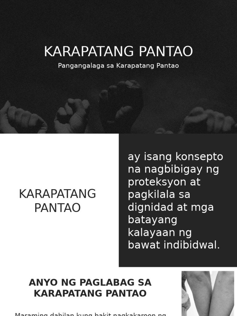 Ap Reporting Karapatang Pantao | PDF