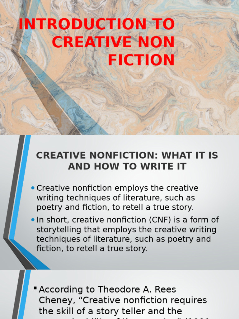 Understanding Creative Nonfiction Writing | PDF | Narration | Creative ...