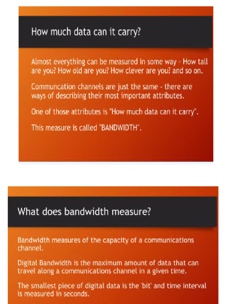 Bandwidth | PDF