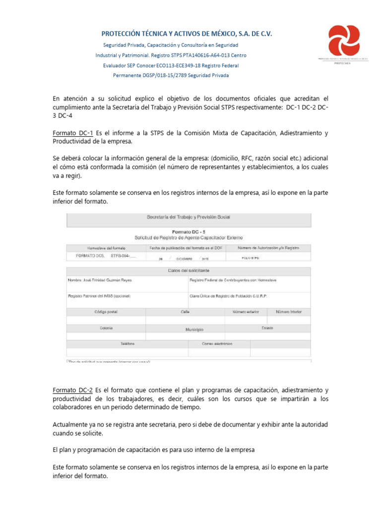 EXPLICACION DC STPS SPS | PDF | Business | México