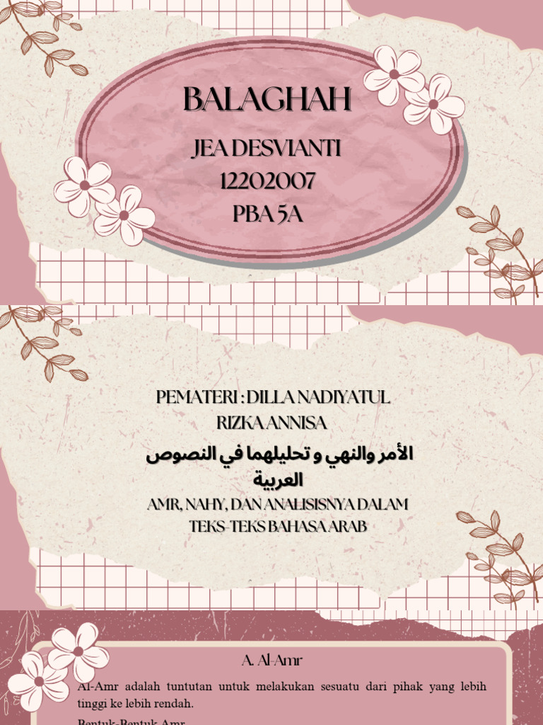 Resume Balaghah Jea Desvianti | PDF