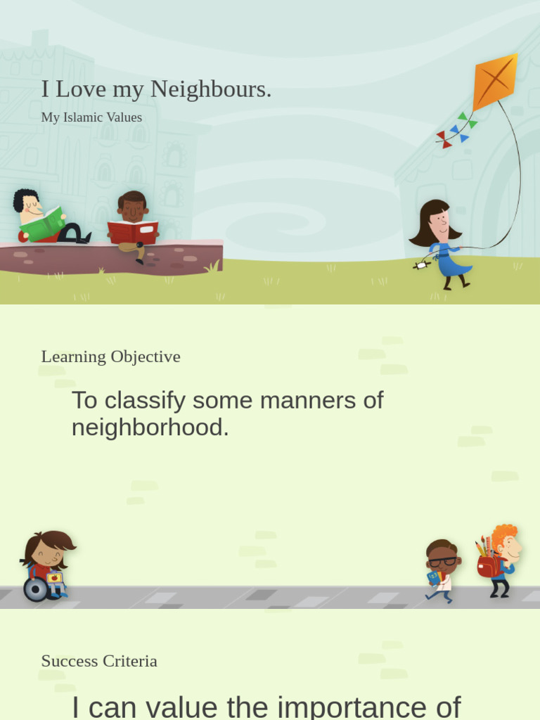 I Love My Neighbors | PDF | Hadith | Islamic Ethics