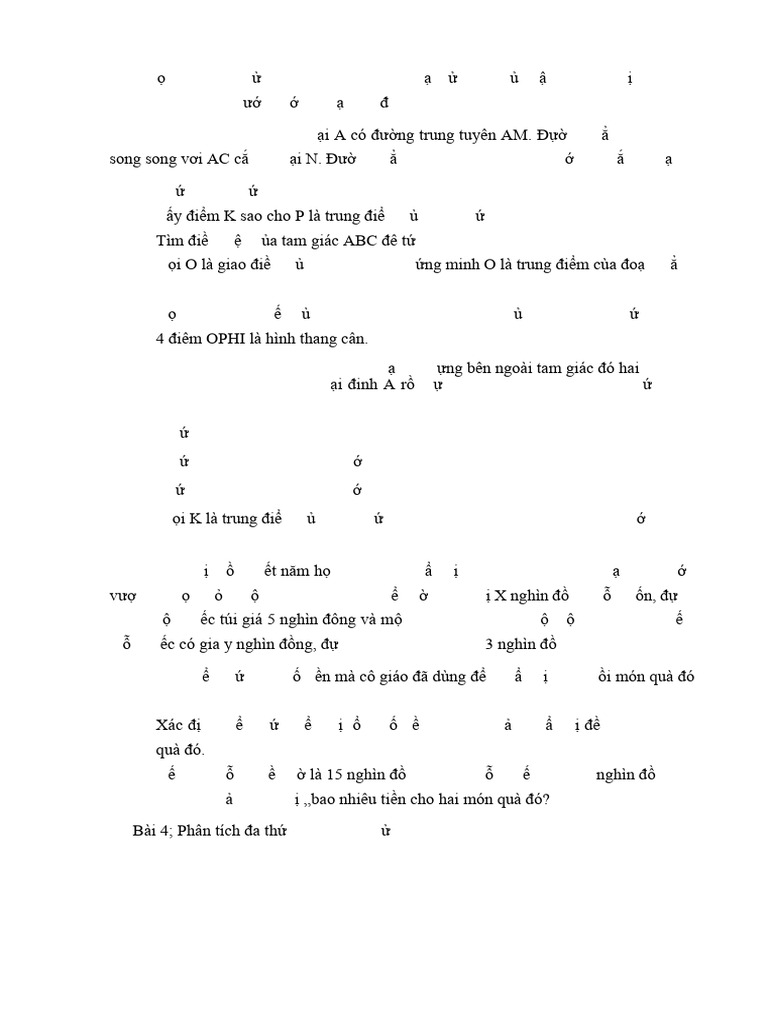 KN-toan 9-Ki1-On Tap Giua Ki 1 Buoi 2 | PDF