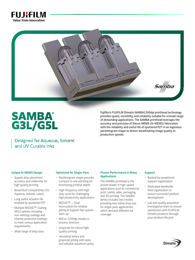Fujifilm Samba G3L - G5L Brochure | PDF