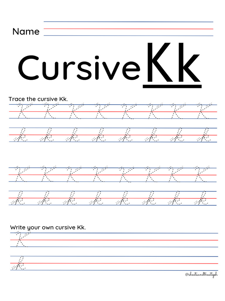 Cursive KK | PDF