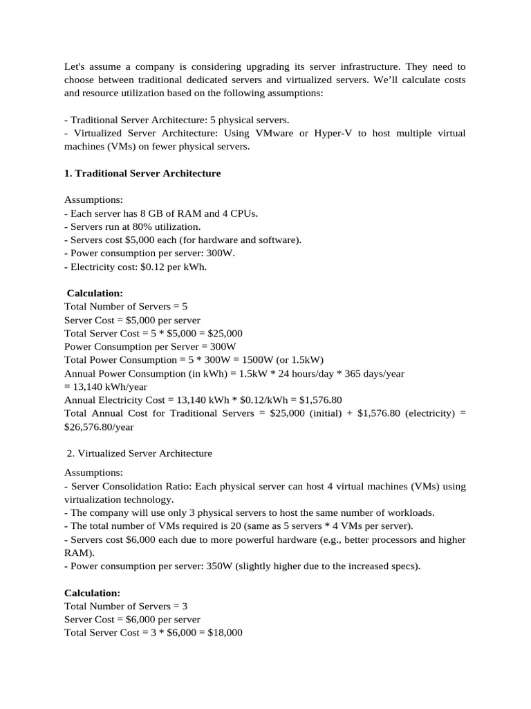 Traditional & Virtual Architecture | PDF | Virtualization | Virtual Machine