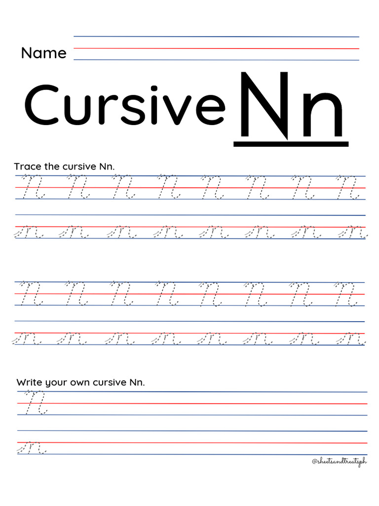 Cursive Nn | PDF