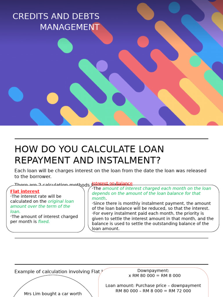 Loan Repayment Calculation Methods | PDF | Loans | Interest