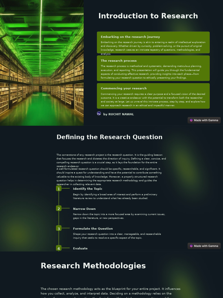 Introduction to Research | PDF | Methodology | Quantitative Research