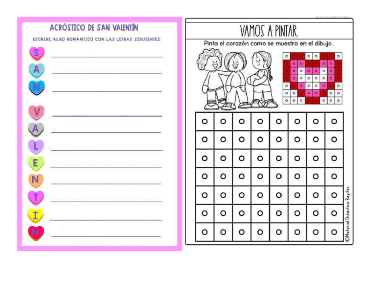 Actividades San Valentin | PDF