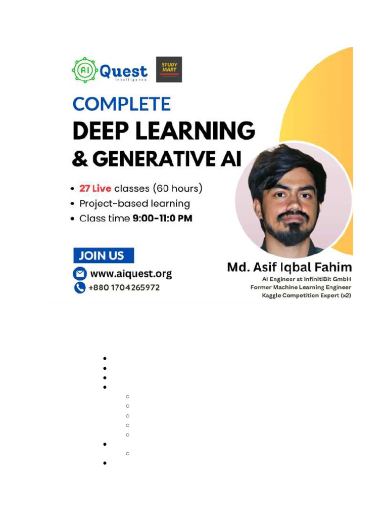 Deep-Learning-Generative-AI (1) (1) | PDF | Deep Learning | Artificial ...