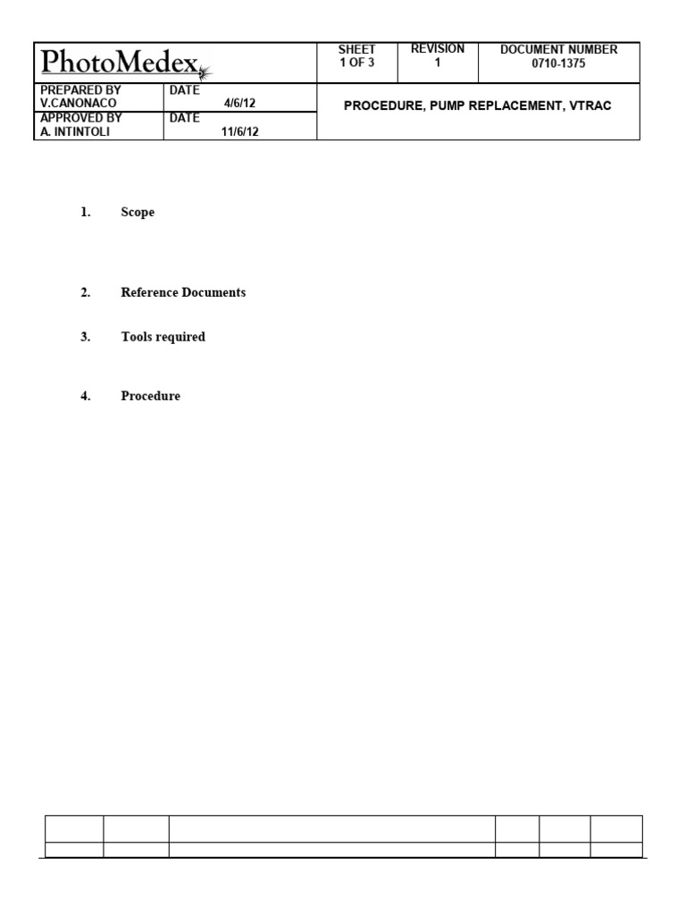 0710-1375 R1 Procedure Pump Replacement, Vtrac | PDF | Mechanical ...