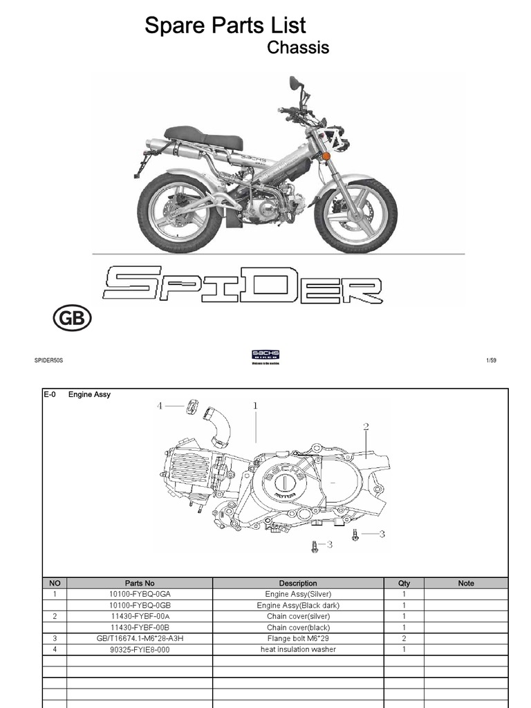 Sachs Madass Parts Manual | PDF | Land Vehicles | Vehicles