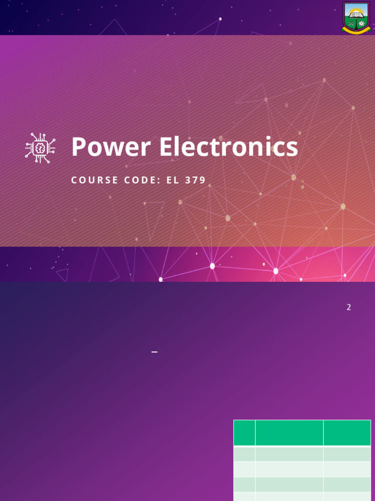 Power Electronics Lecture 1 | PDF | Power Electronics | Rectifier