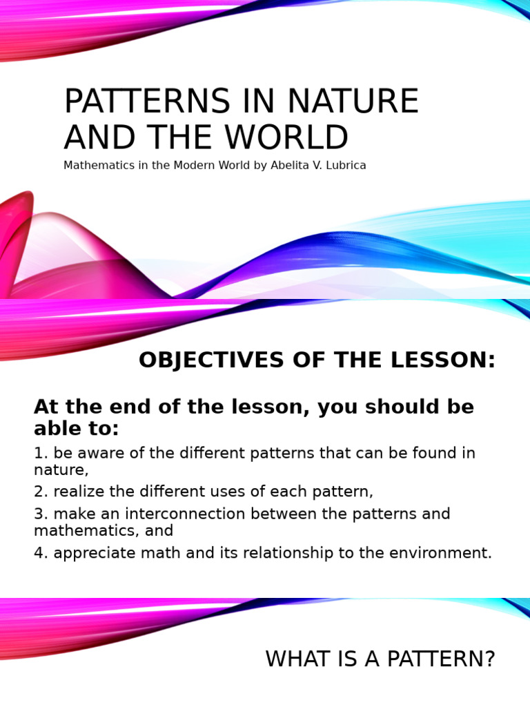 PATTERNS With Uses and Links | PDF | Pattern | Fractal