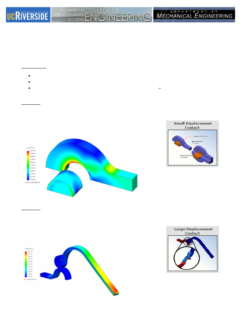 SolidWorks Simulation Assignment Guide | PDF | Stress (Mechanics) | Simulation
